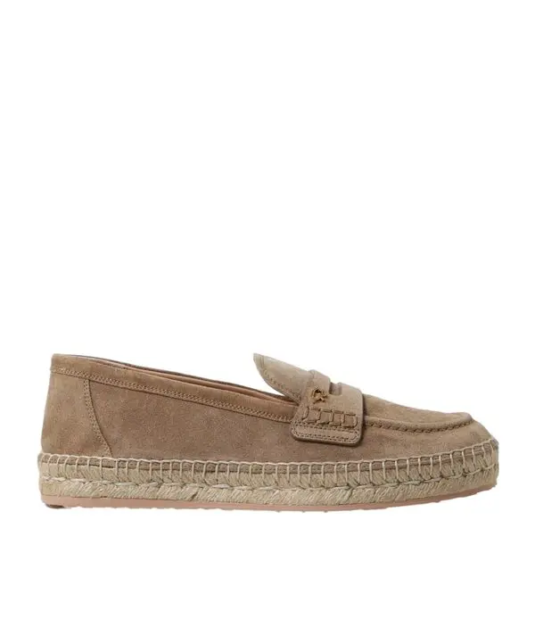 GIANVITO ROSSI Straw Loafer Shoes