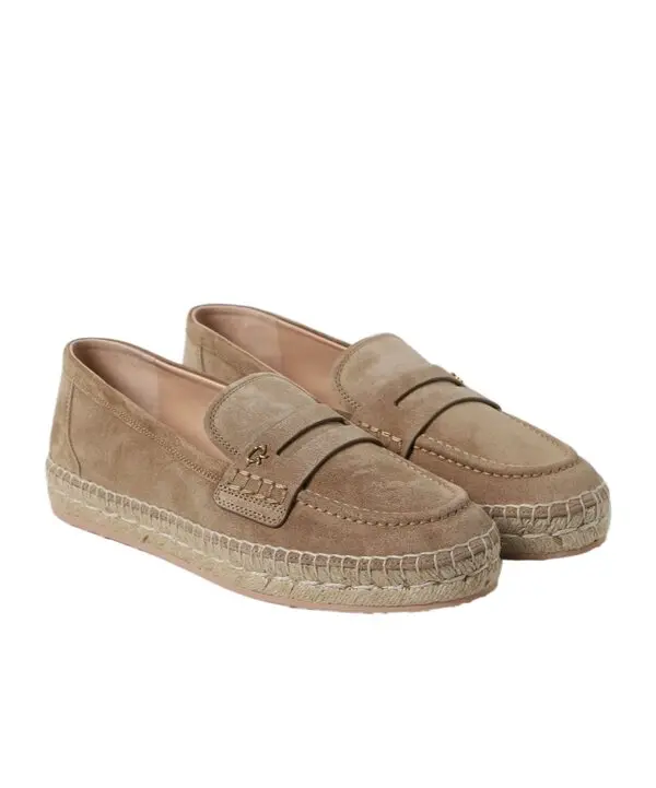 GIANVITO ROSSI Straw Loafer Shoes