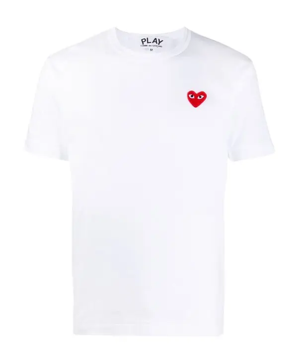 Play Comme Des Garcon Comme Des Garçons Play Iconic Patch Crewneck T-shirt