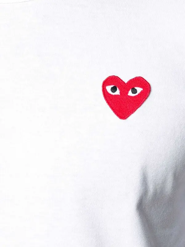 Play Comme Des Garcon Comme Des Garçons Play Iconic Patch Crewneck T-shirt