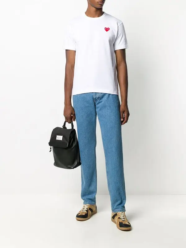 Play Comme Des Garcon Comme Des Garçons Play Iconic Patch Crewneck T-shirt