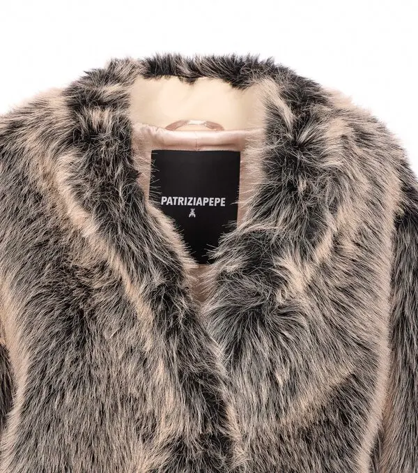 Patrizia Pepe Soft Fluffy Jacket