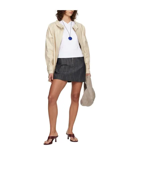 Paloma Wool Deuna Ii Zip Mini Skirt