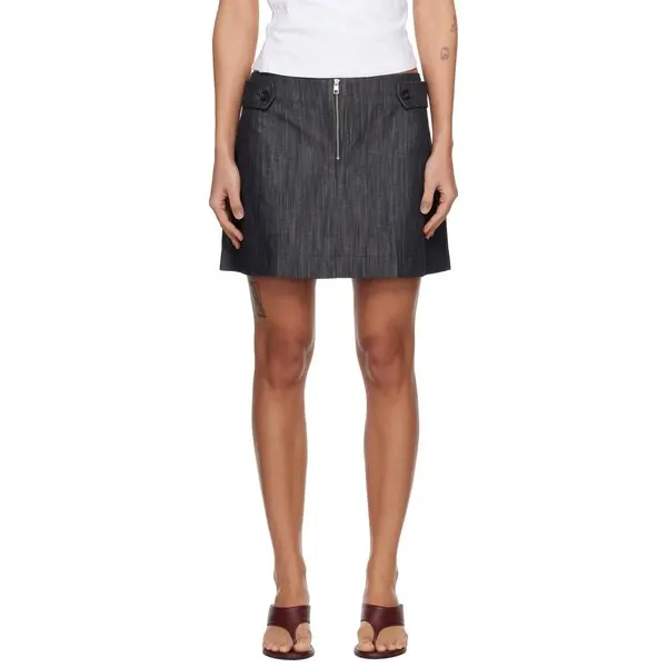Paloma Wool Deuna Ii Zip Mini Skirt