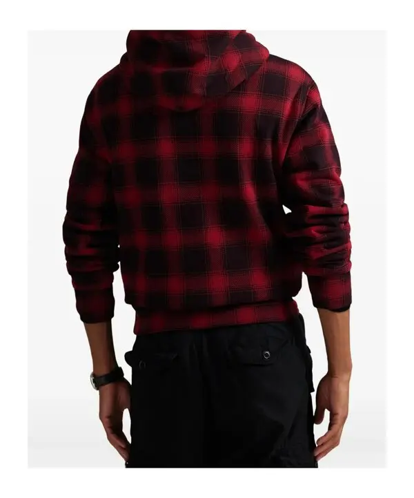 Ralph Lauren Polo Polo Bear Plaid Hoodie