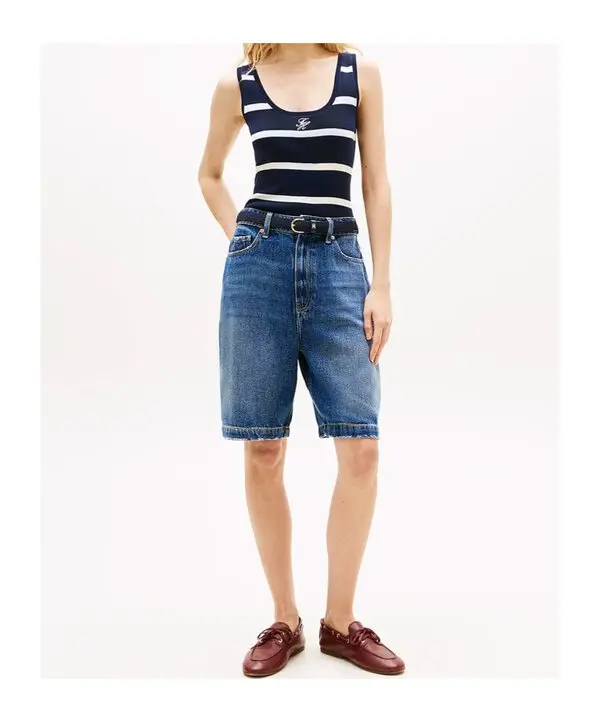 Tommy Hilfiger Sleeveless Ribbed Knit Vest