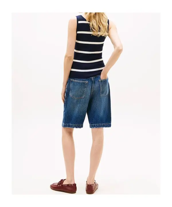 Tommy Hilfiger Sleeveless Ribbed Knit Vest
