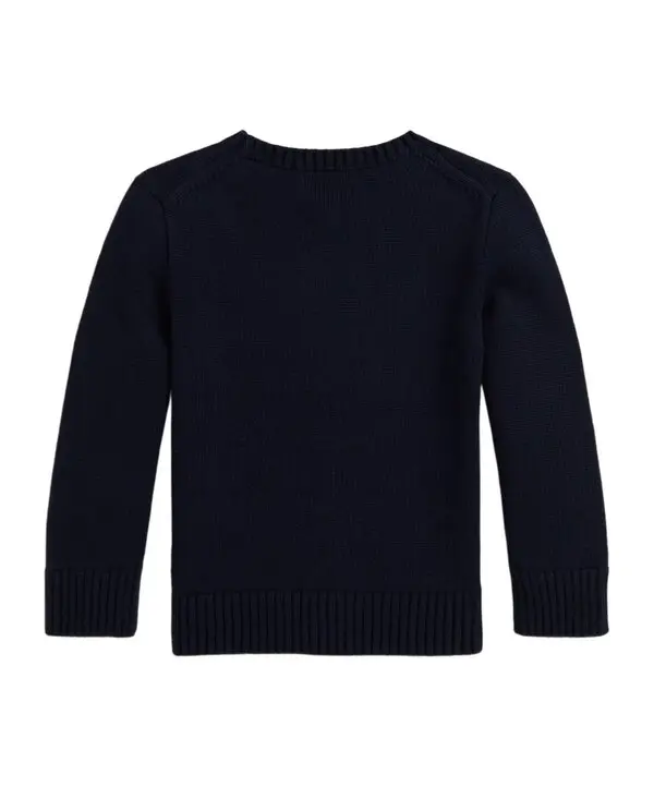 Polo Ralph Lauren Dog Motif Knit Sweater