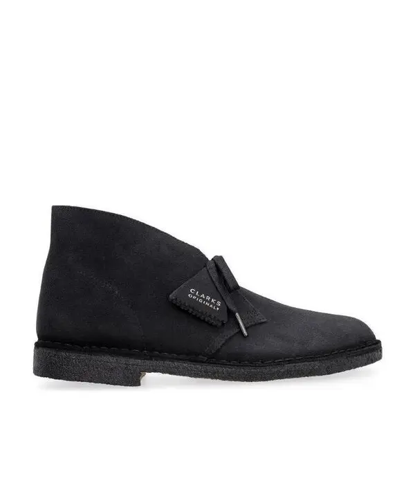 Clarks Round Toe Lace-up Ankle Boots