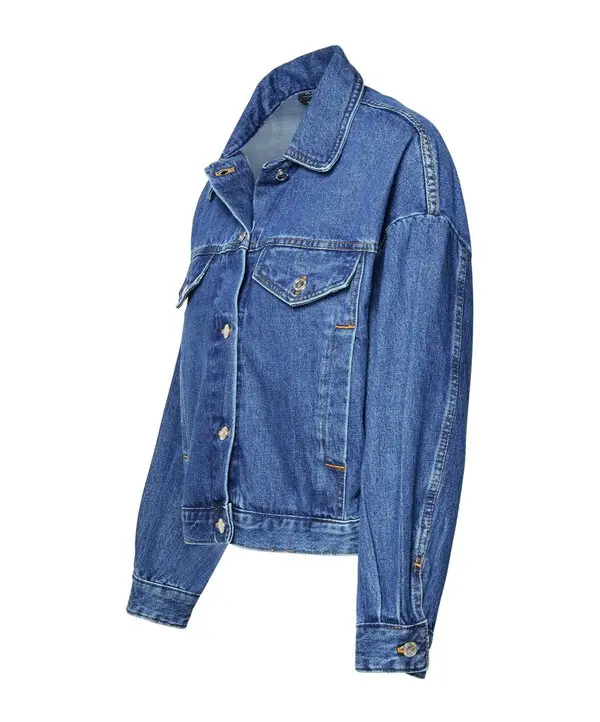 A.p.c. Long Sleeved Buttoned Denim Jacket