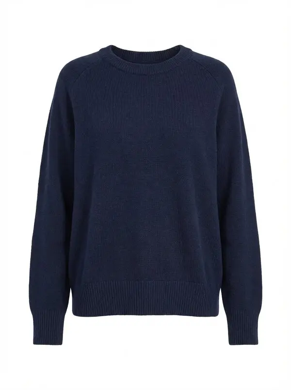 Soft Goat Round-neck Knitted Sweater