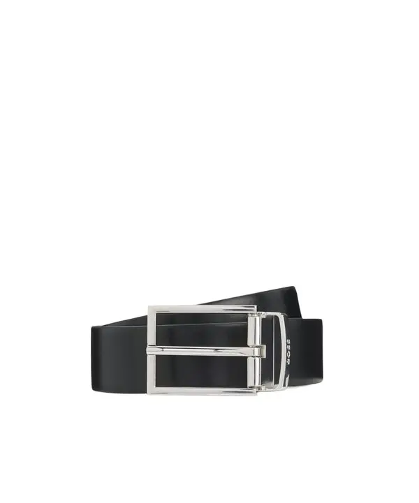 Hugo Boss Logo Engraved Reversible Belt