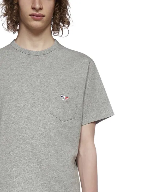 Maison Kitsuné Fox-patch Cotton T-shirt