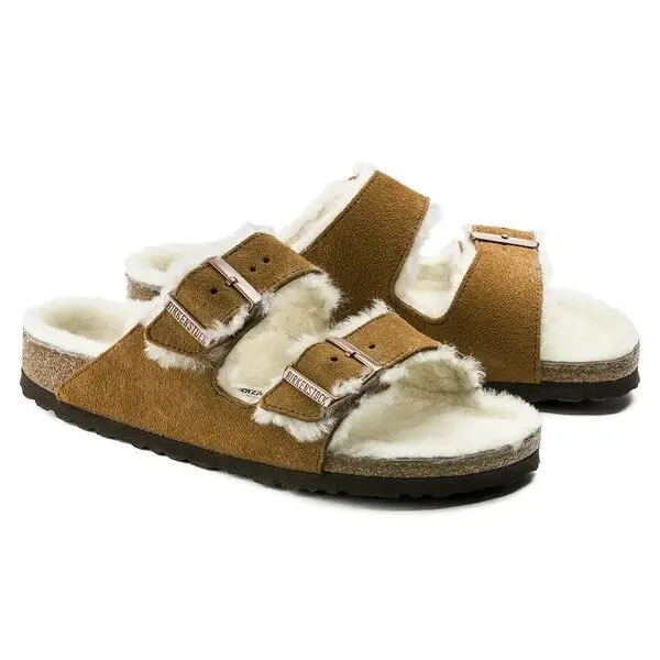 BIRKENSTOCK Logo Slippers
