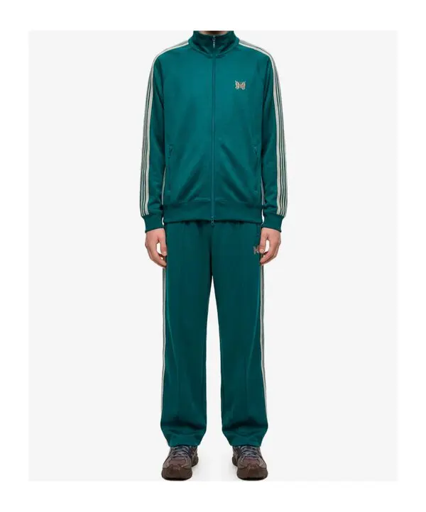 Needles Track Jacket With Butterfly Logo And Side Stripes
