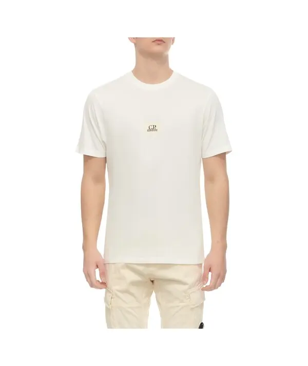 C.P. COMPANY Logo-patch Cotton T-shirt