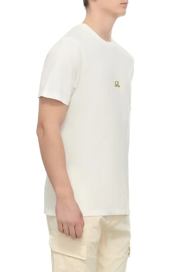C.P. COMPANY Logo-patch Cotton T-shirt