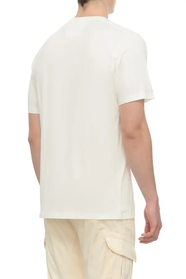 C.P. COMPANY Logo-patch Cotton T-shirt