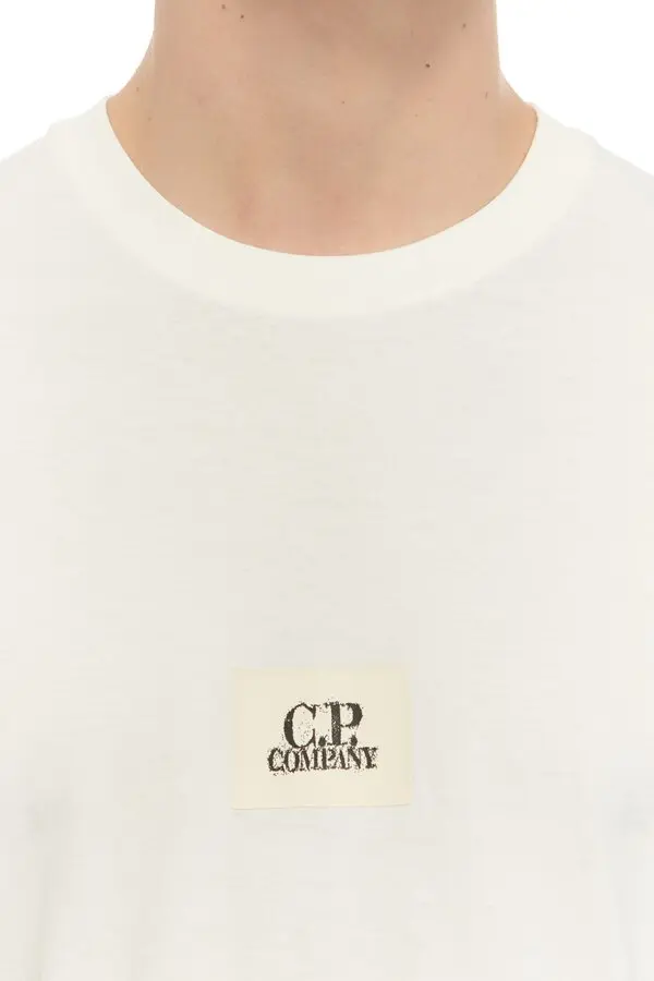 C.P. COMPANY Logo-patch Cotton T-shirt