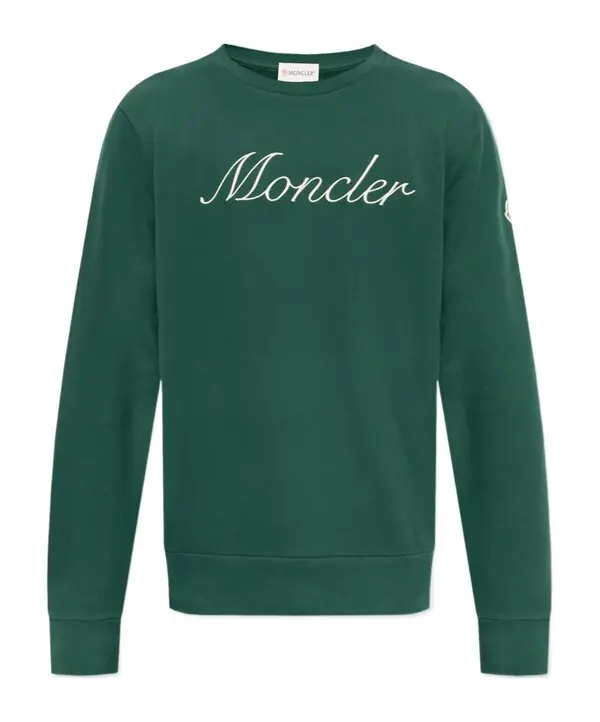 Moncler Logo Patch Crewneck Sweatshirt