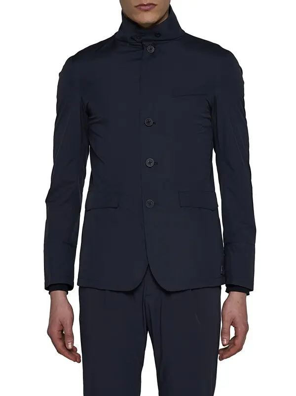 Herno High-neck Single-breasted Jacket