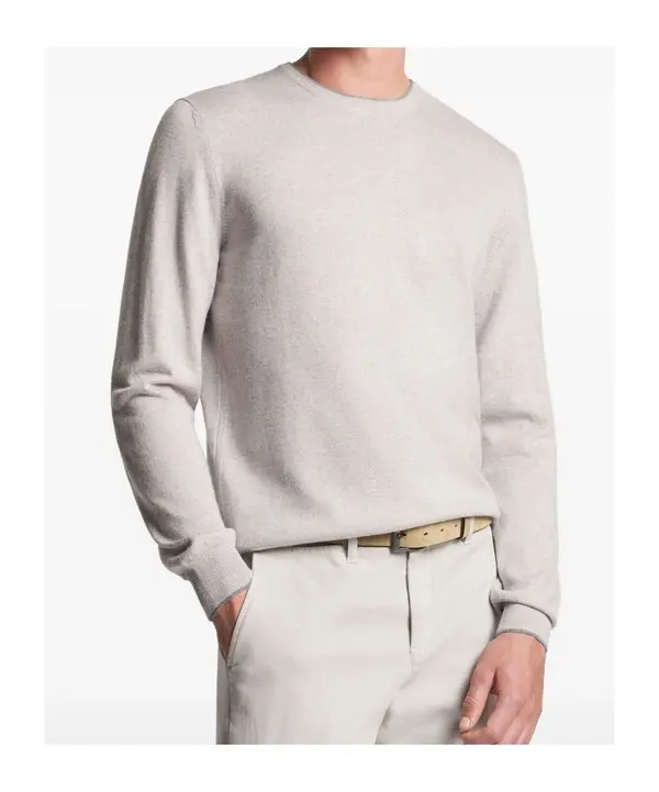 FAY Elbow-patch Round Neck Knitwear