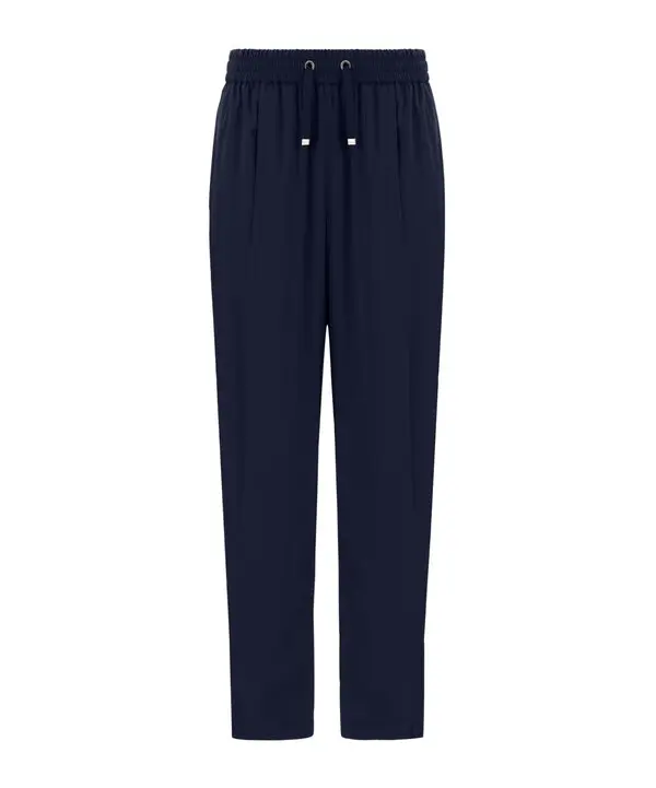 Herno Lightweight Drawstring Cropped Trousers