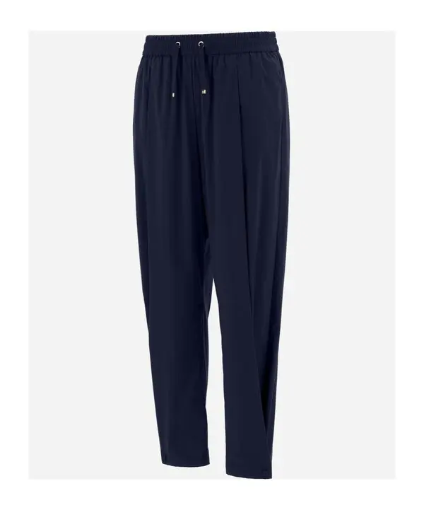 Herno Lightweight Drawstring Cropped Trousers