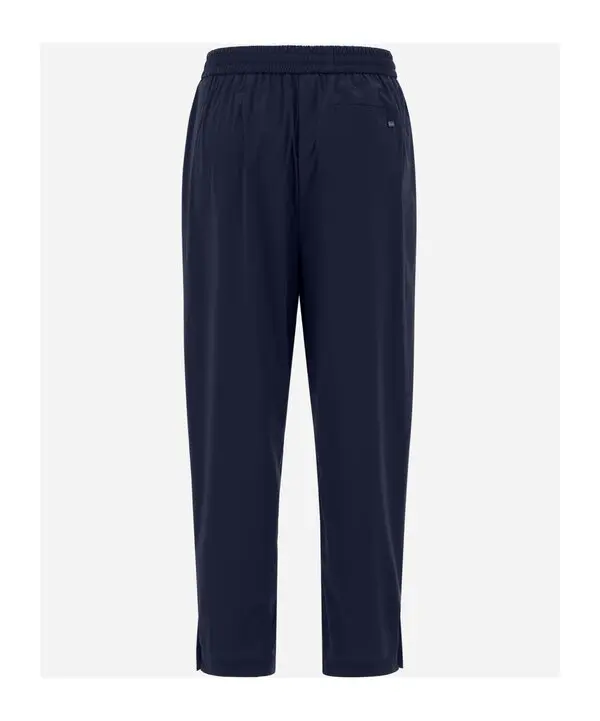 Herno Lightweight Drawstring Cropped Trousers
