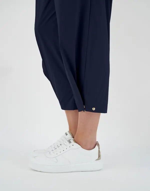 Herno Lightweight Drawstring Cropped Trousers
