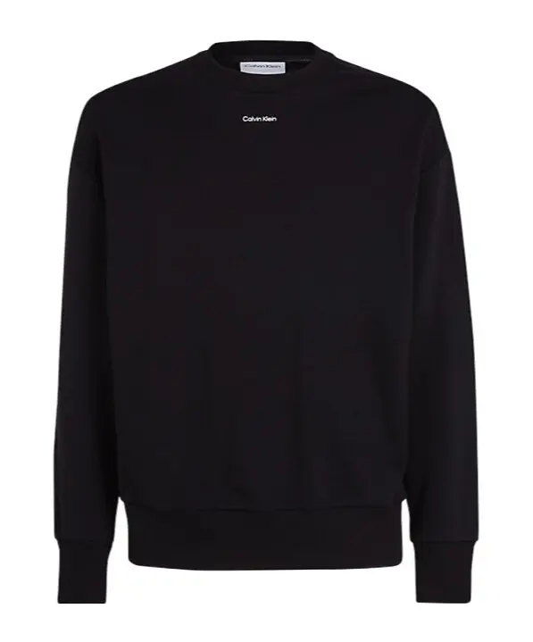 Calvin Klein Round Collar Long Sleeve Sweater