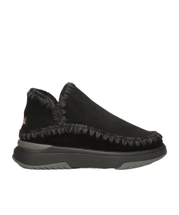 Mou Stitch-trim Ankle Boots