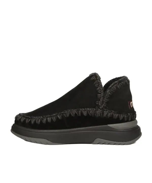 Mou Stitch-trim Ankle Boots