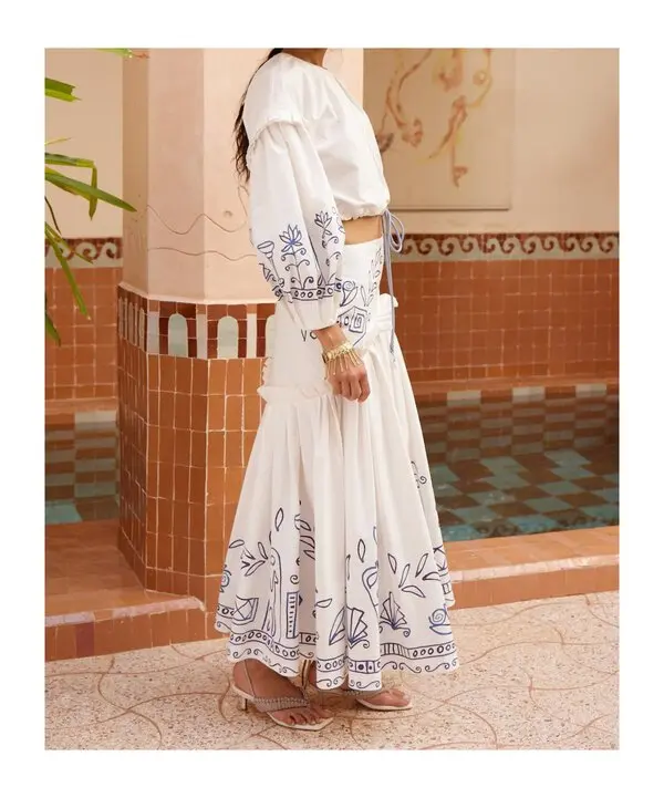 ALEMAIS Leela Midi Skirt