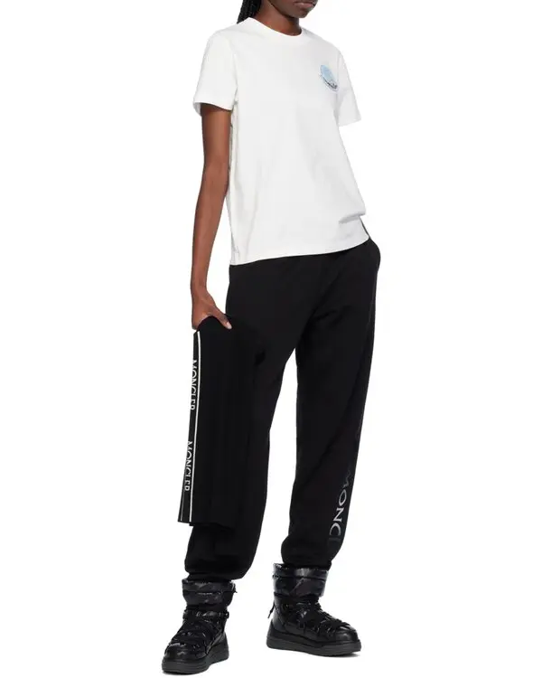Moncler Logo Patch Crewneck T-shirt