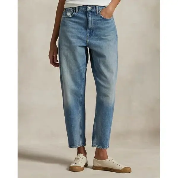 Polo Ralph Lauren Straight-leg Distressed Jeans