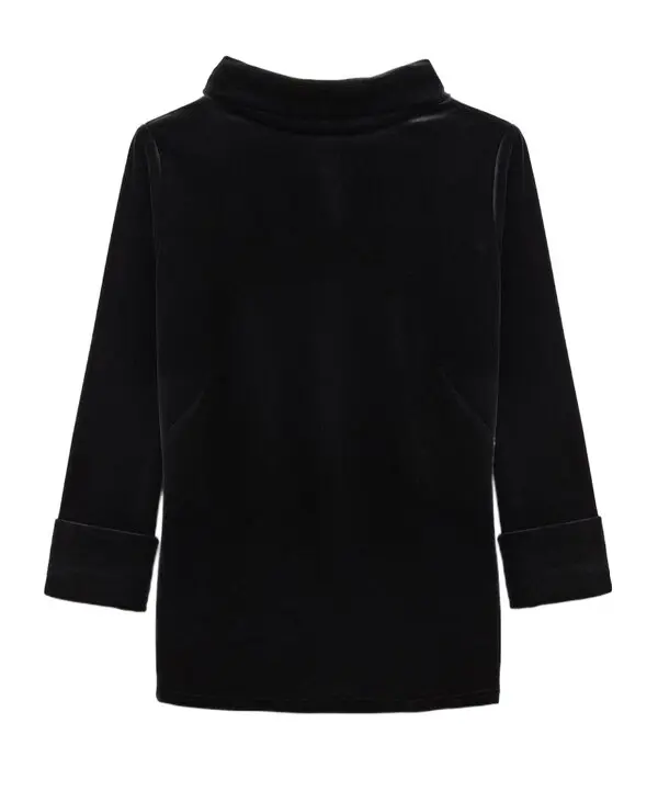 Dorothee Schumacher Velvet Turtleneck Top