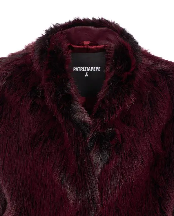 Patrizia Pepe Faux Fur Coat