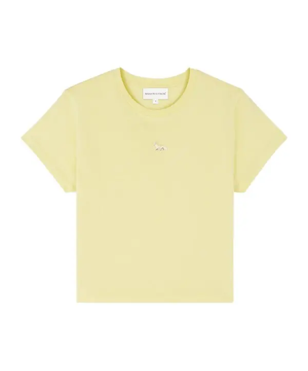 Maison Kitsuné Speedy Fox Patch Comfort T-shirt - Yellow