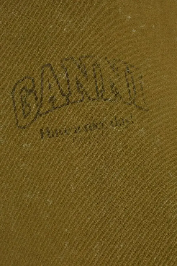 GANNI Logo Print T-shirt