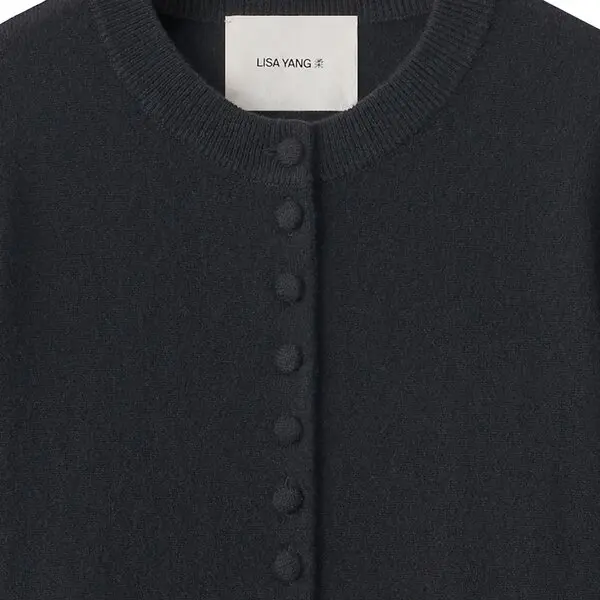LISA YANG Wilona Cashmere Cardigan - Brown