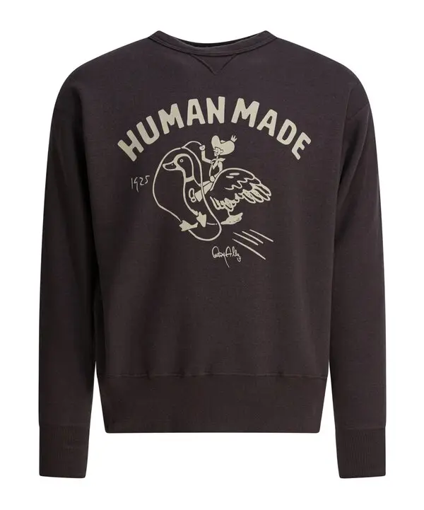 HUMAN MADE Graphic Print Cotton Sweatshirt