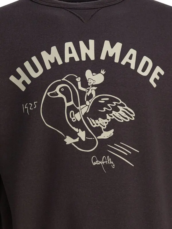 HUMAN MADE Graphic Print Cotton Sweatshirt