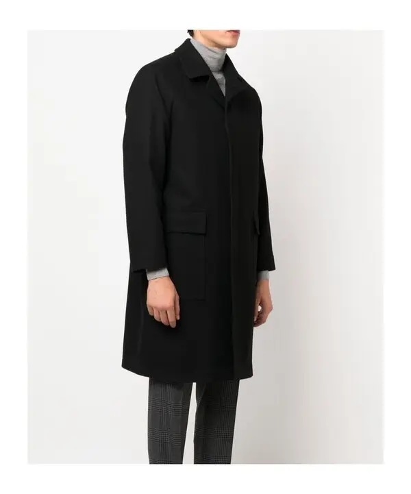 Tagliatore Loyd Long-sleeved Coat - Black