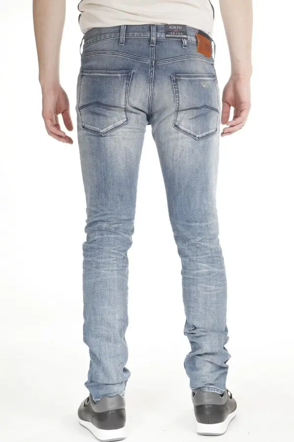 Emporio Armani Logo Denim Pants
