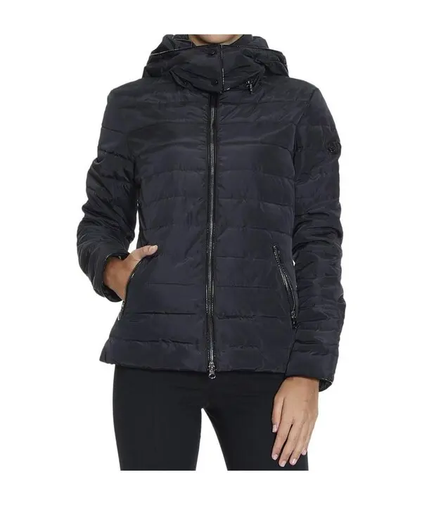Emporio Armani Logo Hooded Down Jacket
