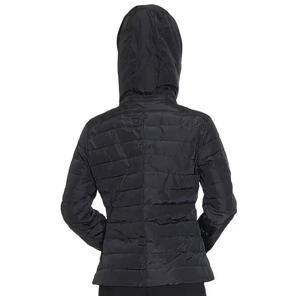 Emporio Armani Logo Hooded Down Jacket