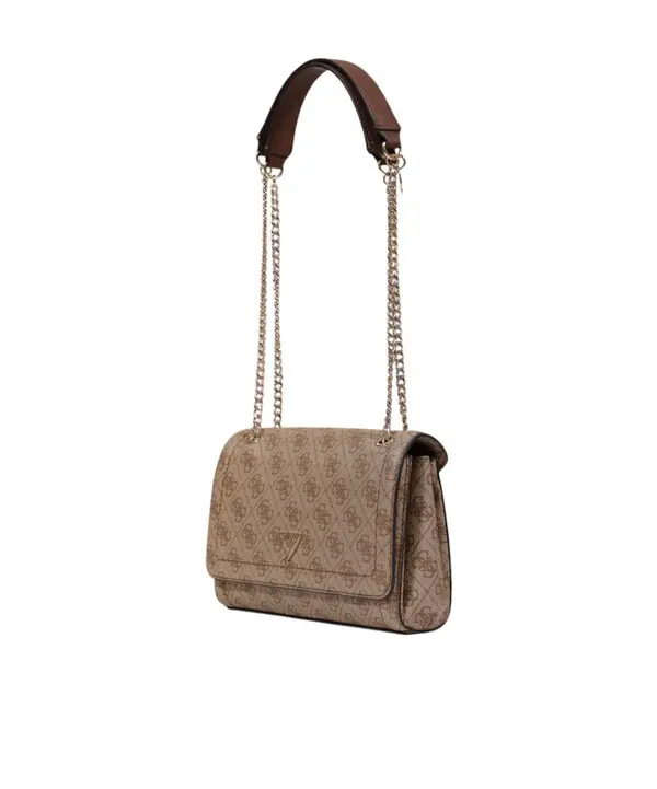 Guess Monogram Chain Satchel