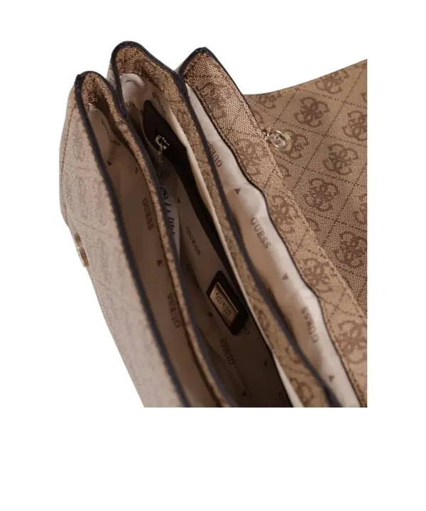 Guess Monogram Chain Satchel