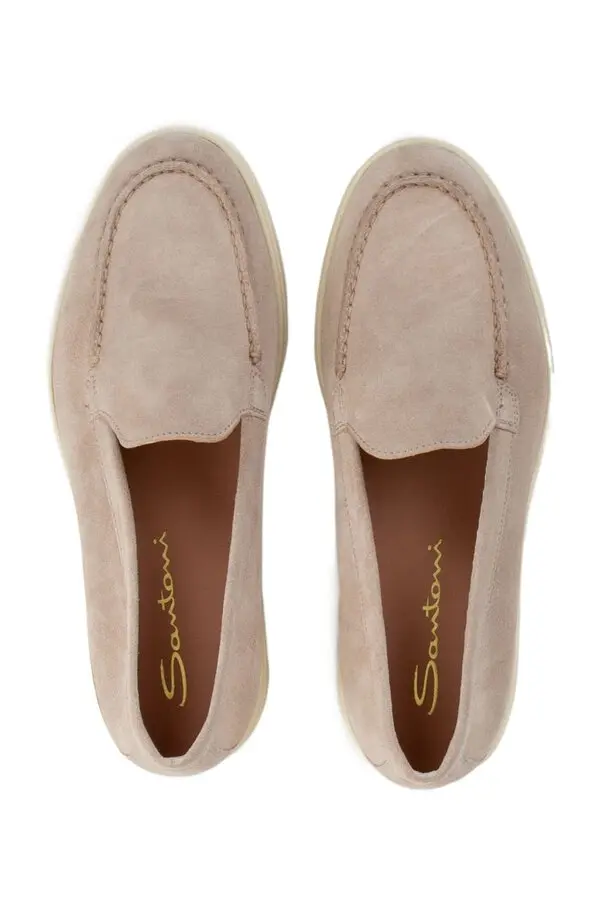 Santoni Logo Moulded Loafers